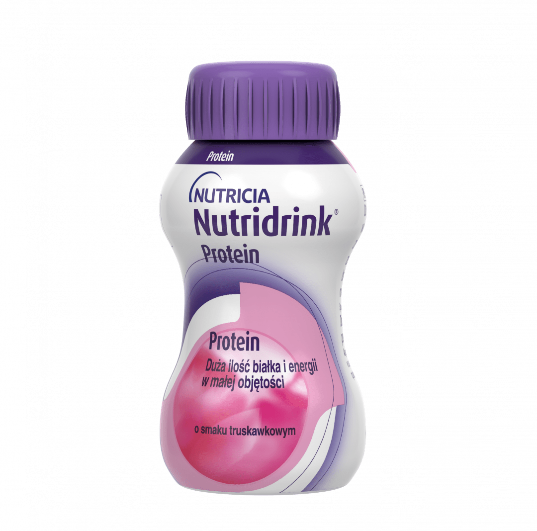 NUTRICIA Nutridrink Protein ar zemeņu garšu - Nutricia